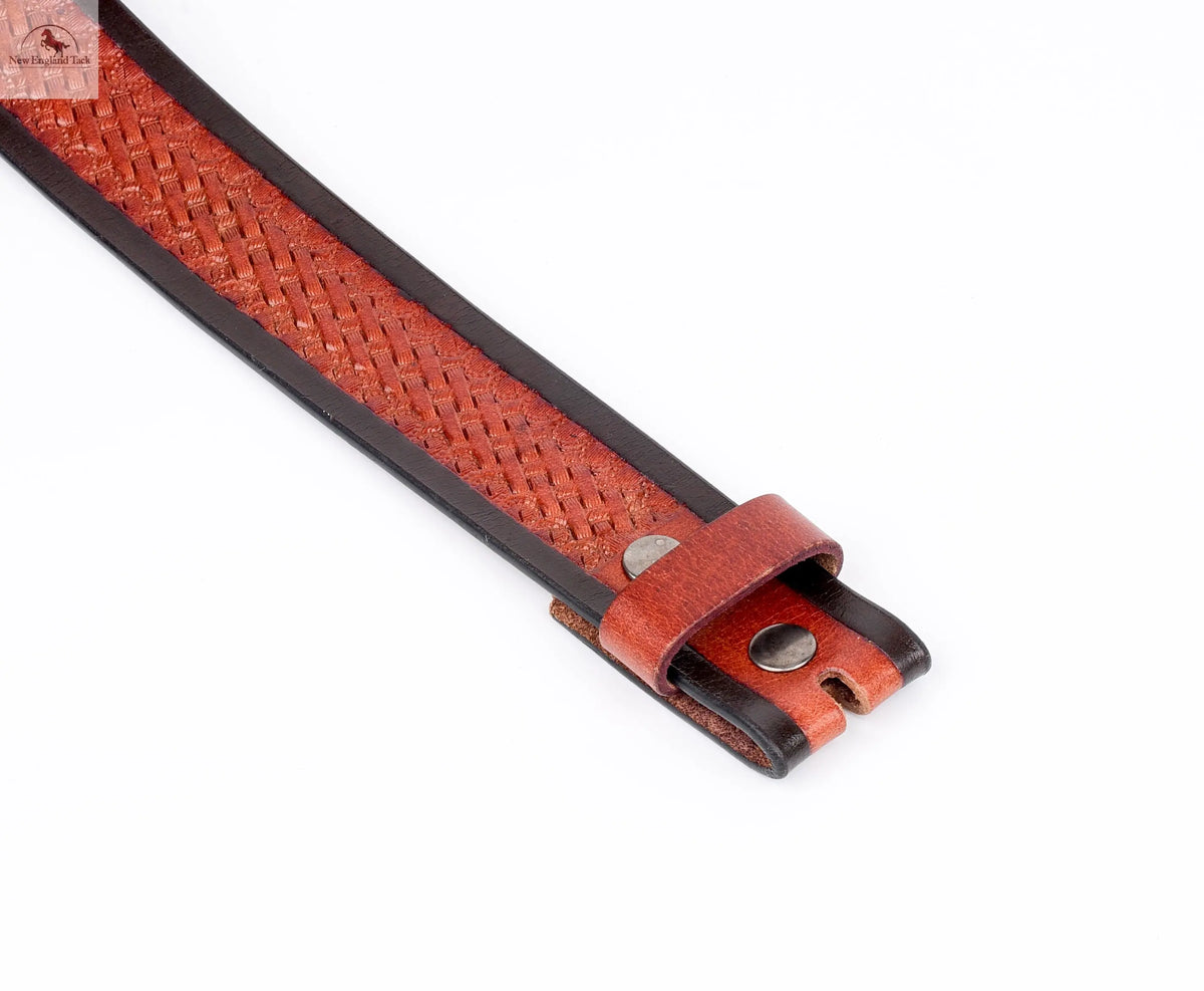 Buy Resistance Western Engraved Leather Belt Strap | Full Grain | 1-1/2 ...