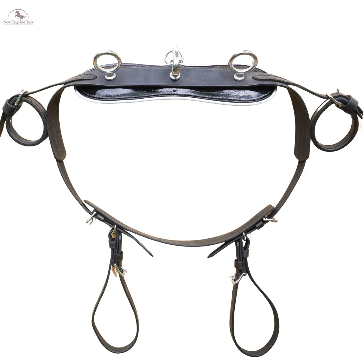 Miniature Horse Black Patent Leather Driving Harness – NewEngland Tack