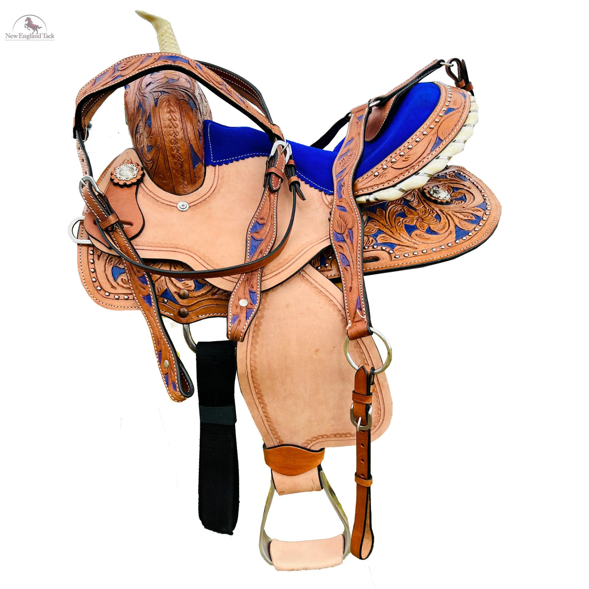 Buy Western Kids Leather Saddle With Tack Set Online – NewEngland Tack